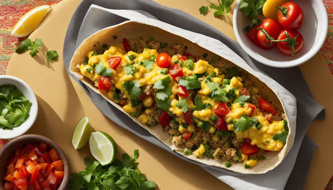 Unmasking the Count: Large Breakfast Burrito Calories Revealed