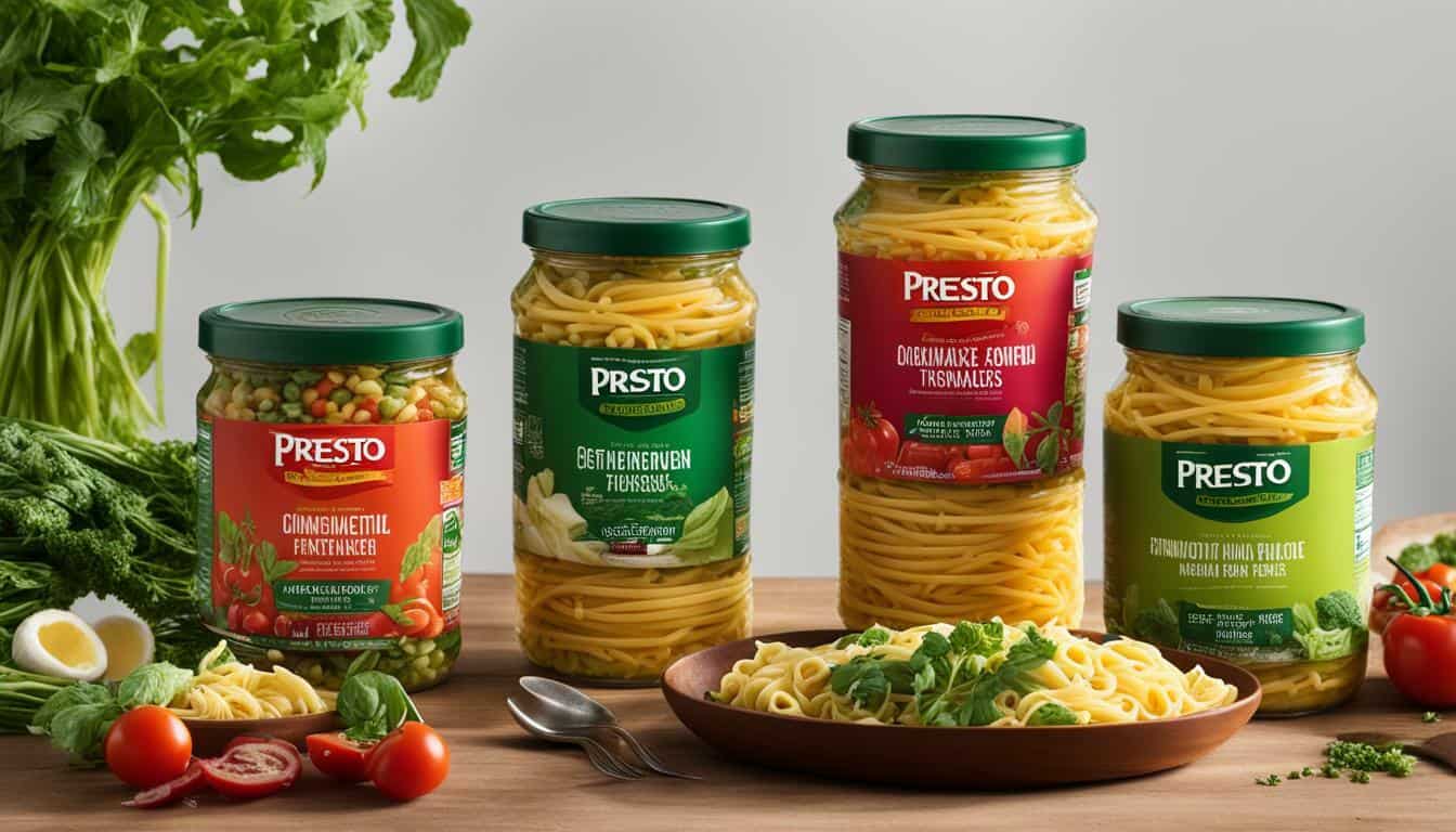 Your Guide to Presto Pasta Nutritional Information