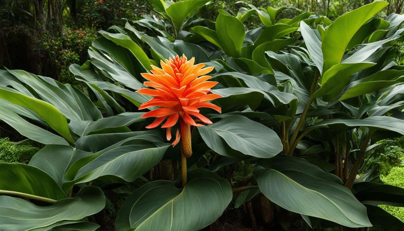 Discover the Beauty of the Orange Torch Ginger Plant
